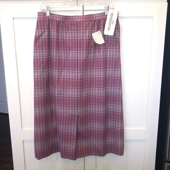 Pendleton | Skirts | Vintage Pendleton Pink Plaid Skirt | Poshmark